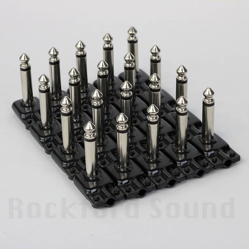 Squareplug SP400BK – 20 pcs Low-Profile ¼” Right Angle | Reverb
