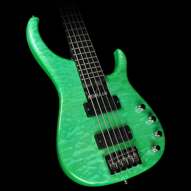 Used Modulus Quantum 5-String Electric Bass Green | Reverb UK