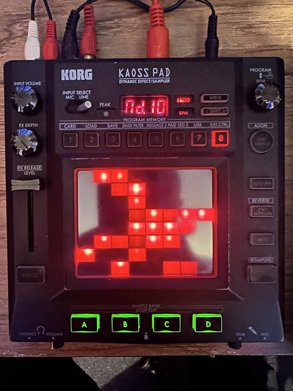 Korg Kp3 Kaoss Pad 3 Dynamic Effect Sampler Looper With Reverb