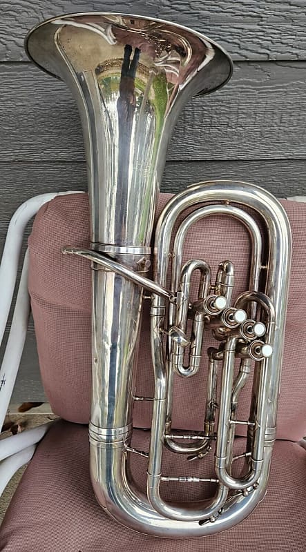 Holton BARITONE EUPONIUM 1970 - SILVER | Reverb