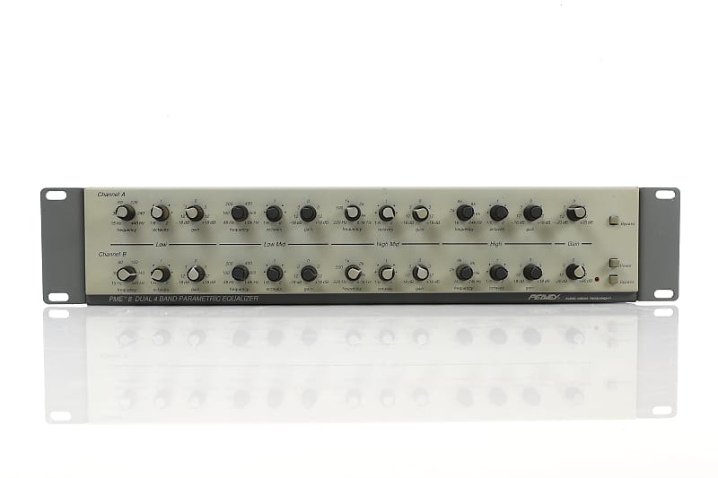 Peavey PME8, Dual 4 Band Parametric Equalizer, 2 Channel Eq, | Reverb