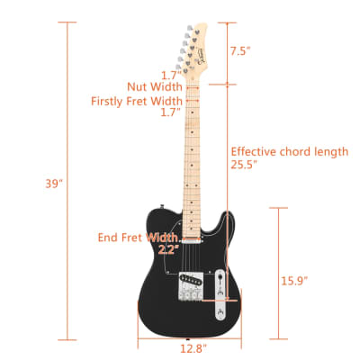 （Accept Offers）Glarry GTL Maple Fingerboard 6 Strings | Reverb