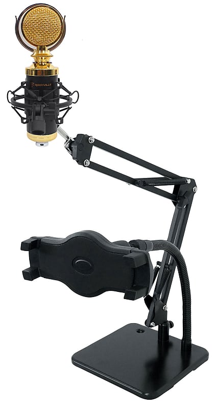 Rockville RCM02 Pro Recording Condenser Microphone Mic+Dual | Reverb