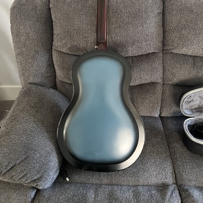 Michael Messer Blues hound 12 fret-Blue | Reverb