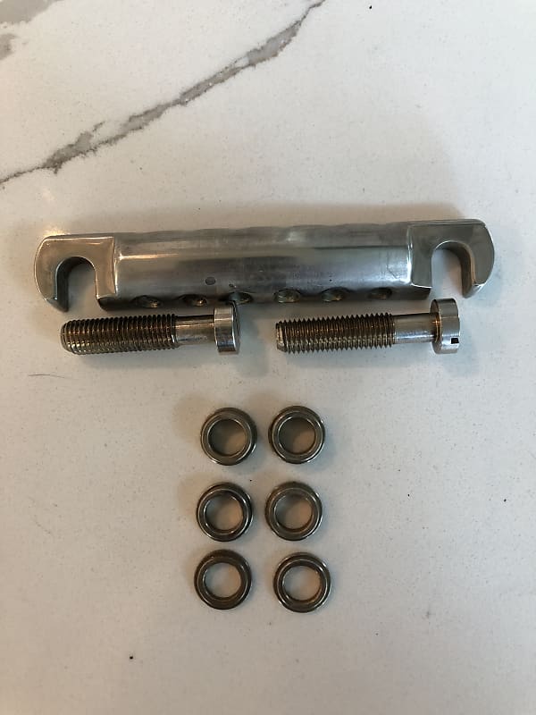 Faber TP-59 Tone-Lock Aluminum Tailpiece Kit 4001 Aged Nickel | Reverb