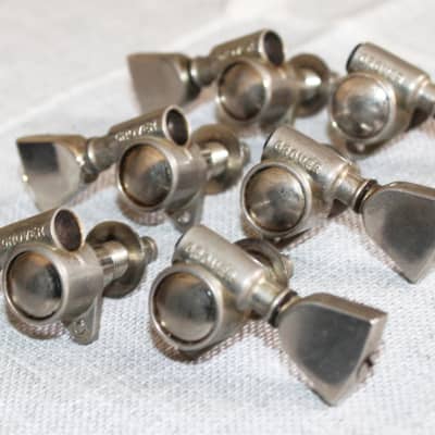 Vintage 1971 Gibson Grover USA Nickel Tuners Tulip Buttons ES | Reverb