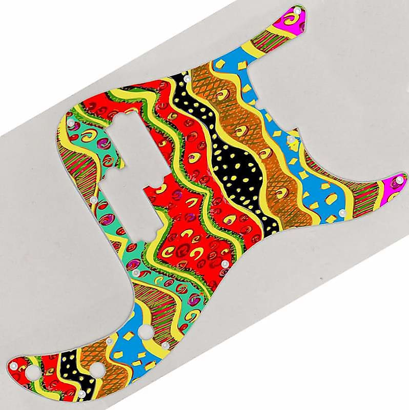 Graphical pickguard Fender Precision Bass (Pbass) | Reverb Canada