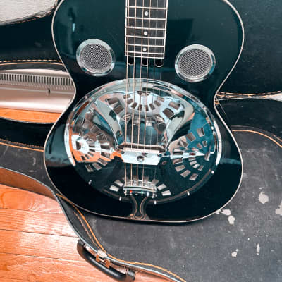 Regal Dobro RD-45 90's - Black | Reverb