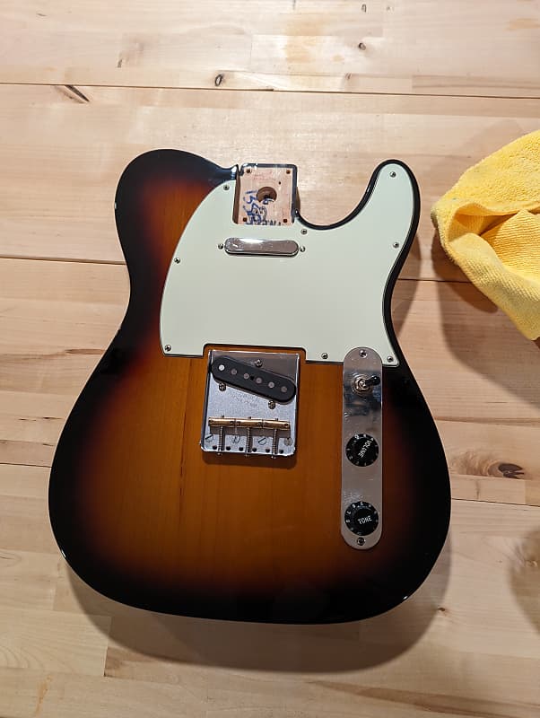 2014 Fender MIM Telecaster Loaded Body, American Tele Pickups | Reverb