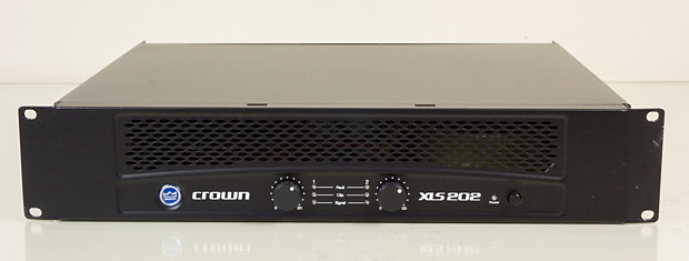 Crown XLS 202 Rack PowerAmp 2-Channel Power Amplifier | Reverb