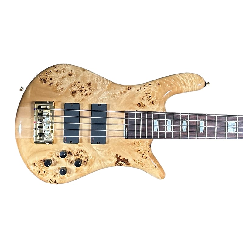 Spector Euro 5LX, Natural Poplar Burl with Rosewood | Reverb