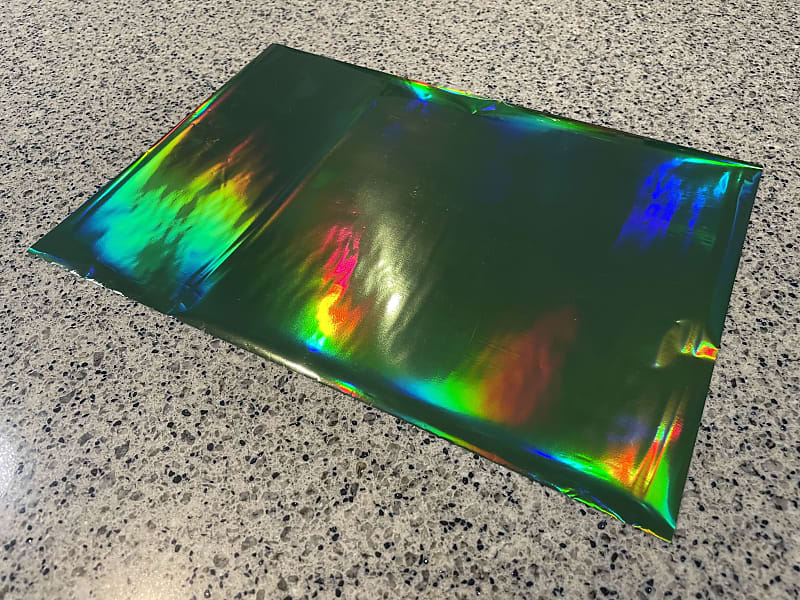 Holoflash Foil Holographic GREEN | Reverb