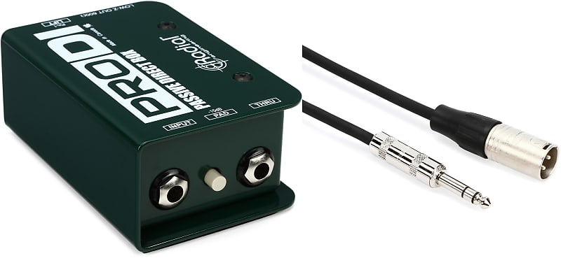Radial ProDI 1-channel Passive Instrument Direct Box Bundle | Reverb