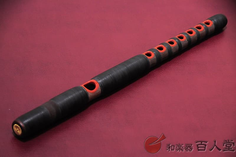 Housei Noh flute sooted bamboo, silk thread winding, | Reverb
