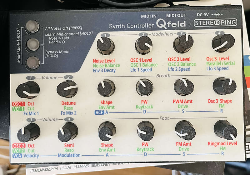 Stereoping Synth controller | Reverb