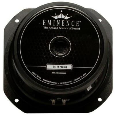 2x Eminence DELTA PRO-8A 8" 450W Pro Audio Mid-Range Speaker | Reverb
