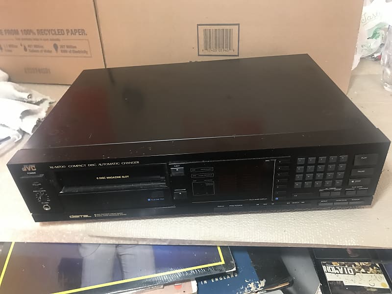 JVC XL-M700 BK 6 CD Changer+ 1 CD Player 1990 Black | Reverb