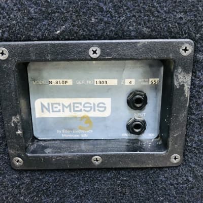 David Eden Nemesis N-810 8x10" Bass Guitar Speaker Cabinet | Reverb