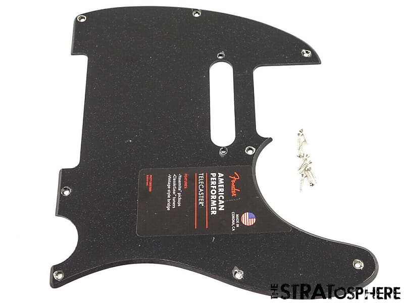 American Performer Fender Telecaster Tele BLACK PICKGUARD | Reverb