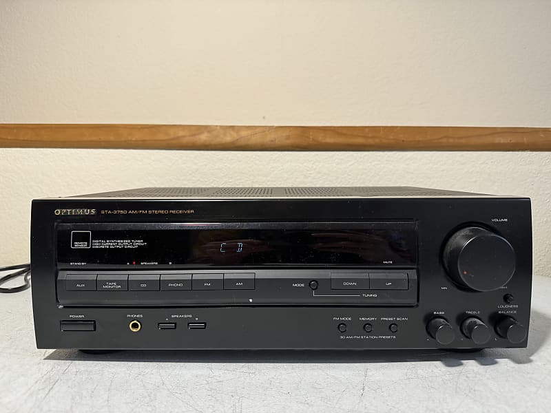 Optimus STA-3750 Receiver HiFi Stereo Vintage 2 Channel Phono | Reverb