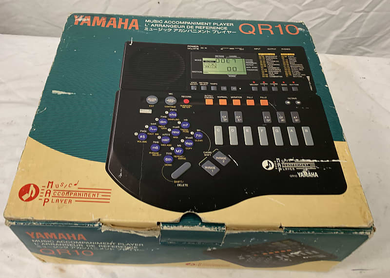 Yamaha QR10 Portable Sequencer Sampler Drum Machine Guitar | Reverb