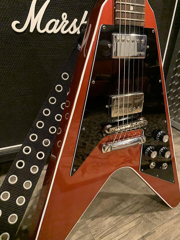 Gibson Flying V Red/Copper Sparkle | Reverb