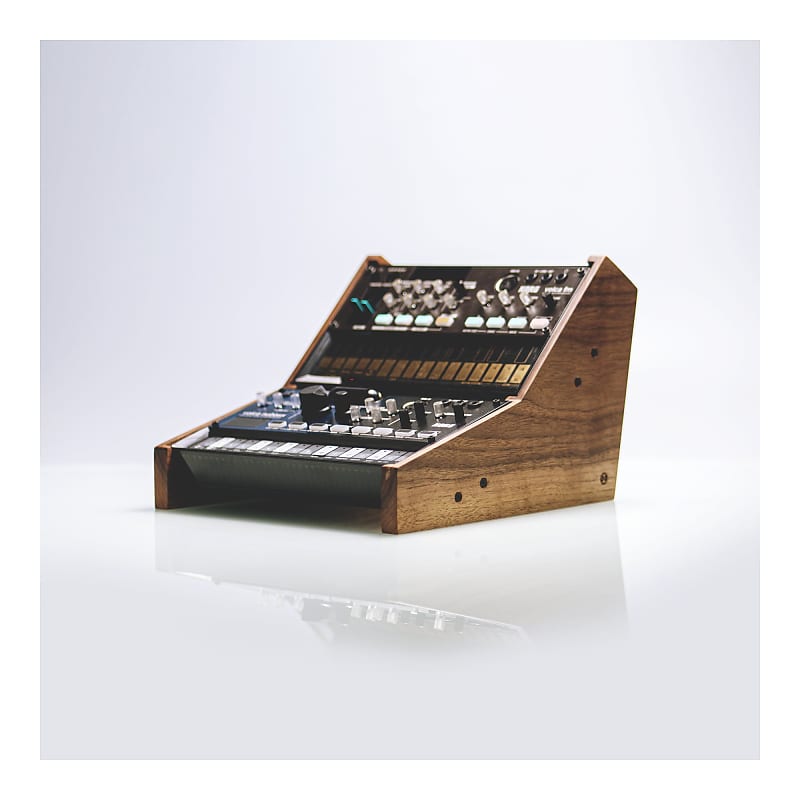Stand for 2 Korg Volca Modules | Handmade with solid black | Reverb