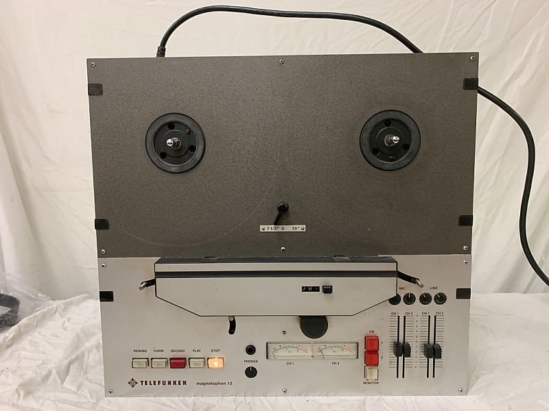 Telefunken M 207 Magnetophon 12 Reel-To-Reel Tape Recorder - | Reverb