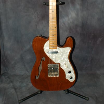 1974 Kopy Kat Model 2368 Thinline Tele Walnut Pro Setup Hard | Reverb