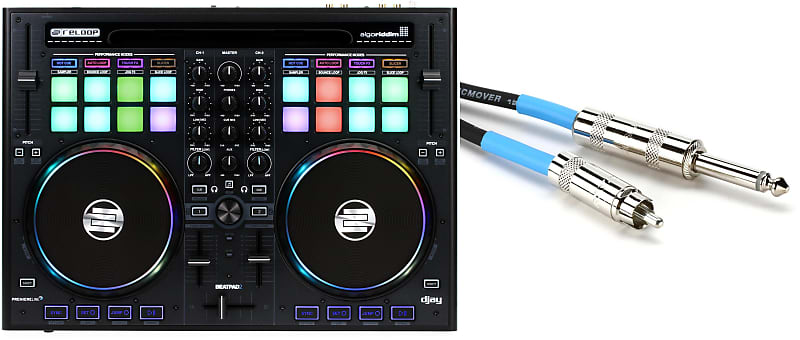 Reloop BeatPad 2 2-deck Algoriddim DJAY 2 DJ Controller | Reverb