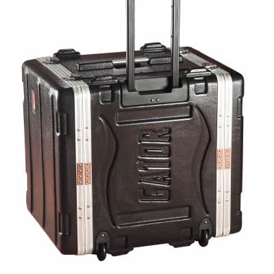 Gator GRR-8L 8U Rolling Rack Case Bundle with Gator GRW-DRW2 | Reverb