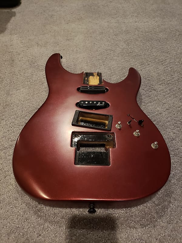 Kramer F6000 Body 1988 Maroon Semi Loaded | Reverb