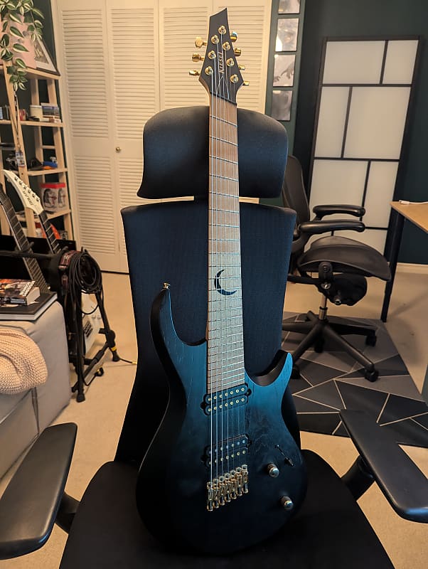 7 String Multiscale Kiesel A2 2023 - Raw Tone Black | Reverb Canada