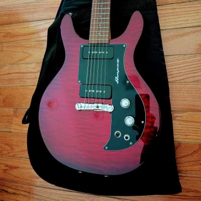 Ampeg, Dan Armstrong Reissue AMG100, 2008, Cherry | Reverb