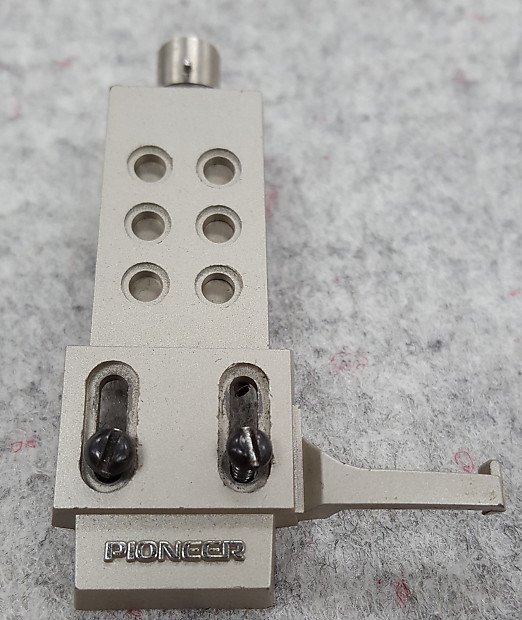 Pioneer Turntable Phono Headshell w/ Leads Grey | Reverb