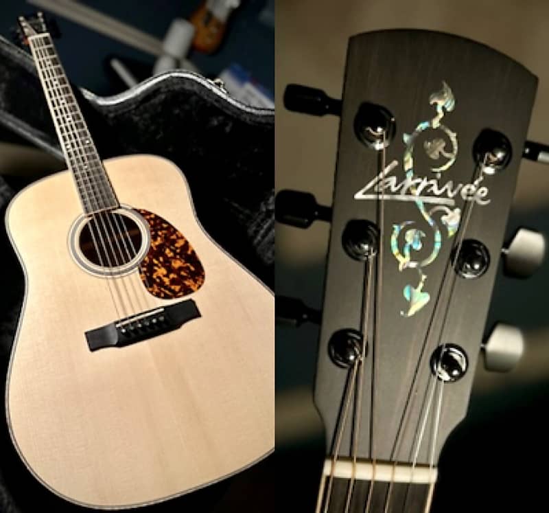 Larrivee D-03-BH Alpine Spruce Bhilwara Acoustic Guitar NAMM | Reverb