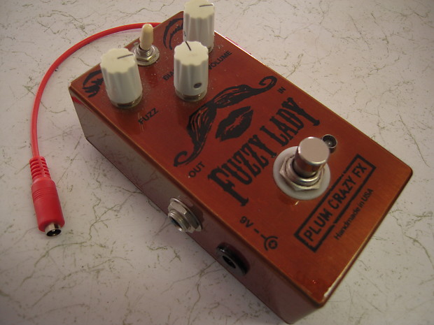 Plum Crazy Fuzzy Lady fuzz pedal Copper Metallic Burst | Reverb