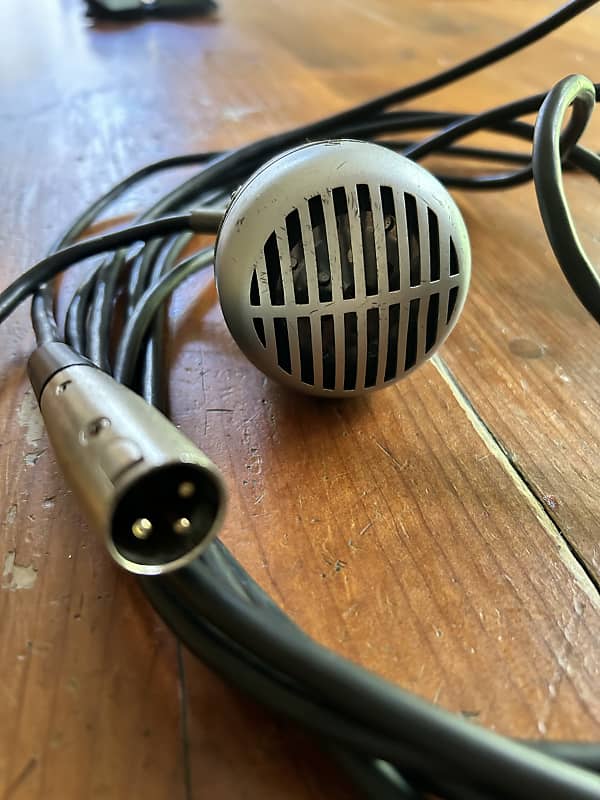 Shure 520D 1990's - Silver/Green | Reverb
