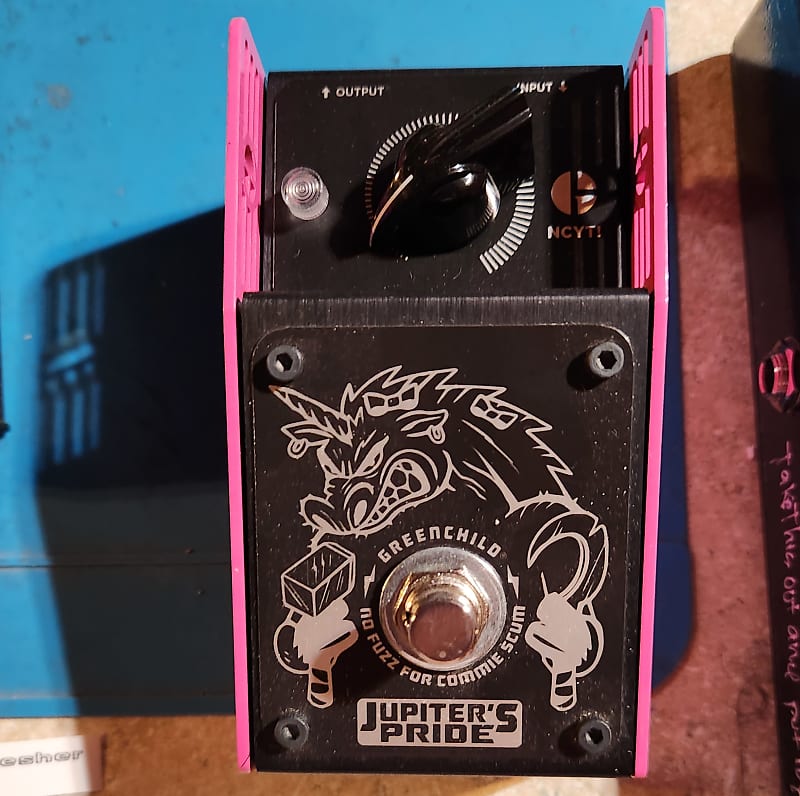 Greenchild Jupiter's Pride Compressor/Fuzz Past year - Pink | Reverb