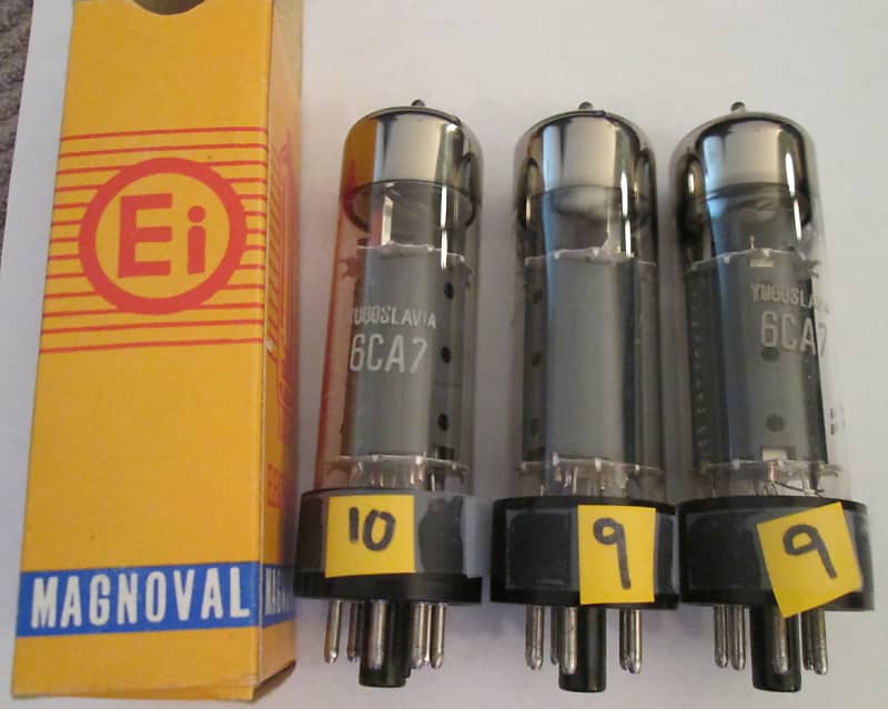 Ei 6CA7 EL34 Trio Yugoslavia | Reverb