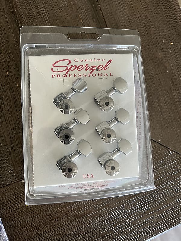 Sperzel Professional 6-in-Line Locking Tuners Chrome | Reverb