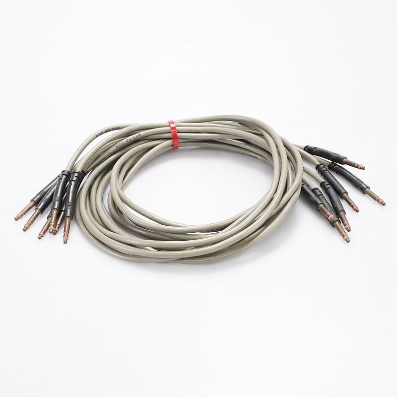 Six 4' ADC PJ 718 TT Bantam Patch Cables #52244 | Reverb