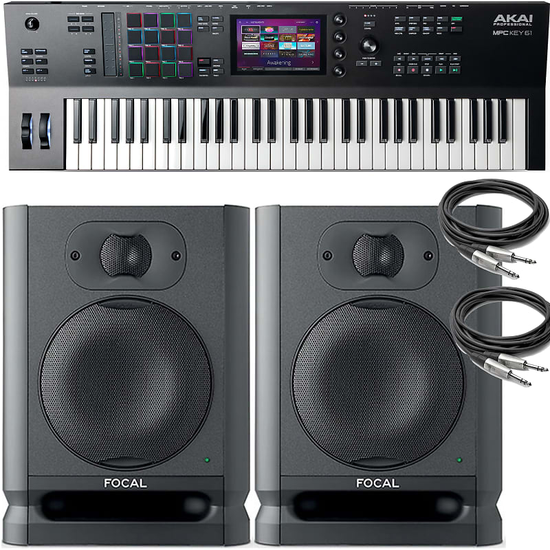 Akai Professional MPC Key 61 Synthesizer Keyboard w/ Focal | Reverb