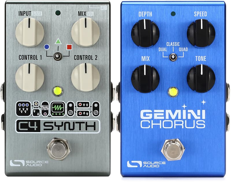 Source Audio C4 Synth Pedal Bundle with Source Audio Gemini | Reverb
