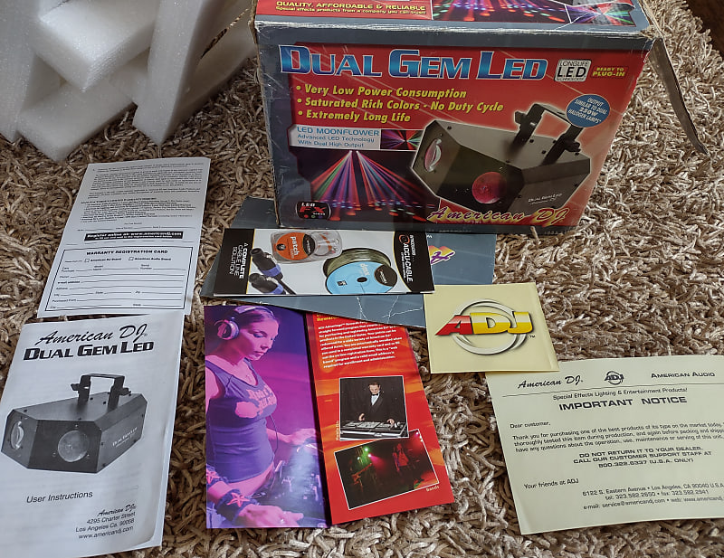 American DJ Dual Gem LED 2007 - Black | Reverb