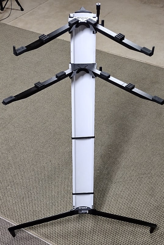 Stay Dual Tier Tower Keyboard Stand T1300/02WHT 2021 - White | Reverb