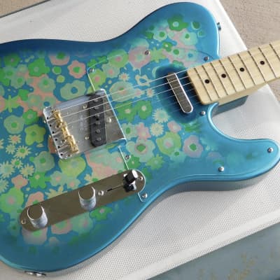 Moxy Telecaster 2016 Checkered Flag | Reverb