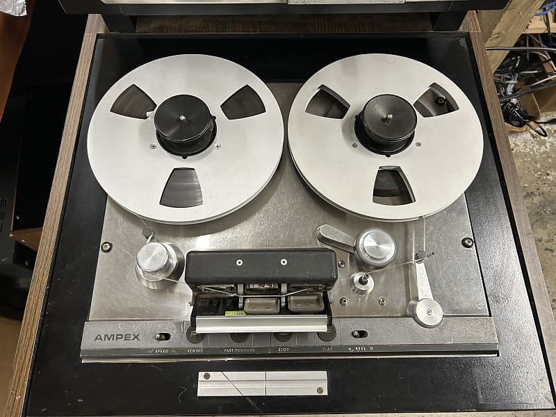 Ampex AG350-2 1/2 track 10.5" reel to reel tape deck. | Reverb