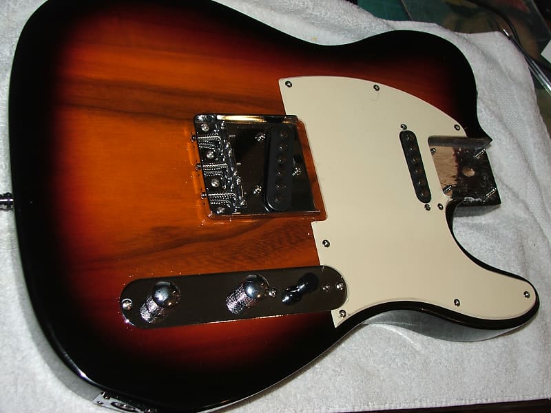 Tobacco Burst Loaded Tele Body...upgraded Big Pole Artec | Reverb