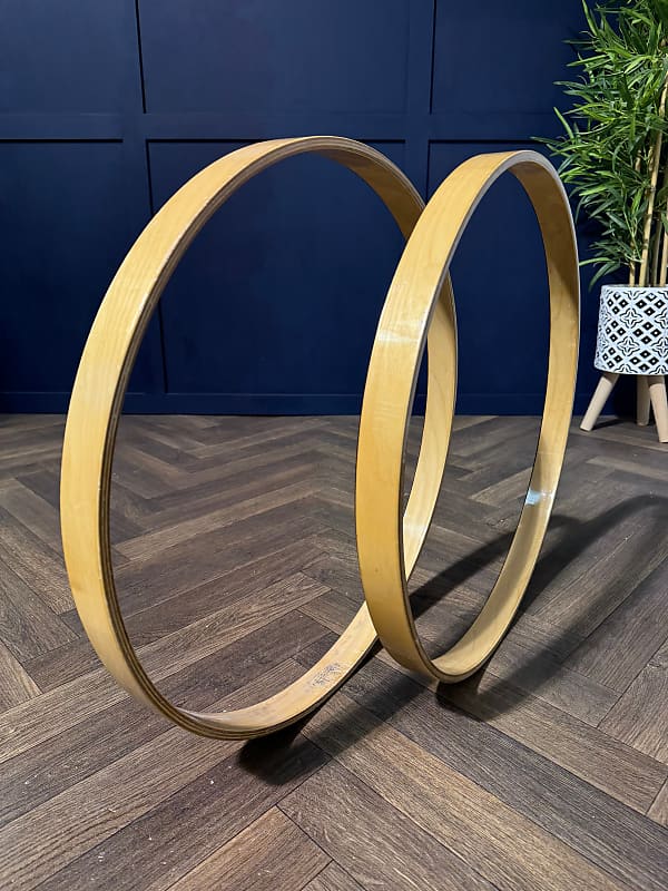 Yamaha Stage Custom Birch Bass Drum 22” Wooden Hoops Rims | Reverb